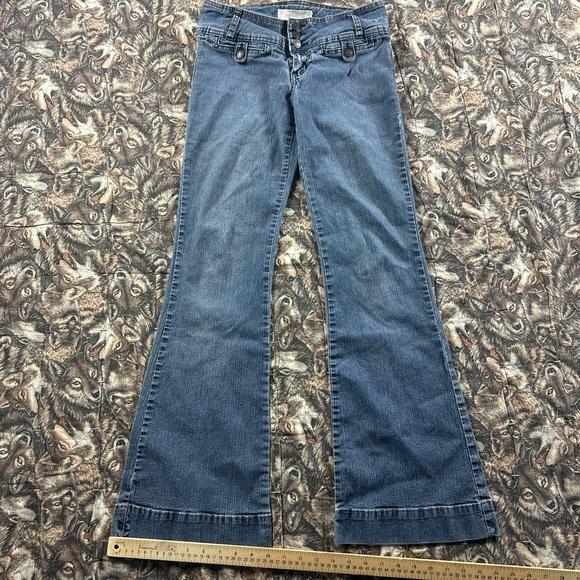 Hydraulic | Jeans | Early 200s Hydraulic Blue Flare Wide Leg Jeans ...